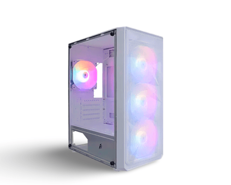 1ST PLAYER FD3 White ATX Gaming Casing - JazzTech Computer