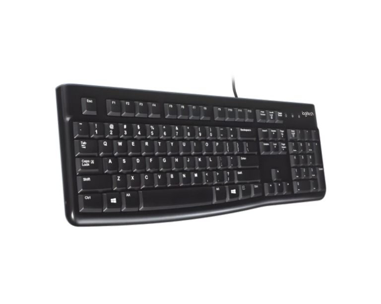 Logitech K120 Wired Multimedia USB Keyboard With Bangla (Black ...