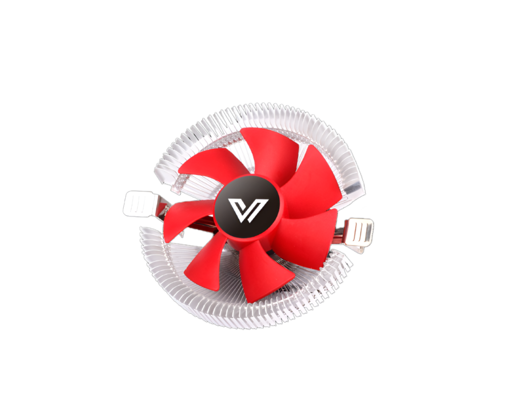 Value Top VT-CL100 Red Air CPU Cooler - JazzTech Computer