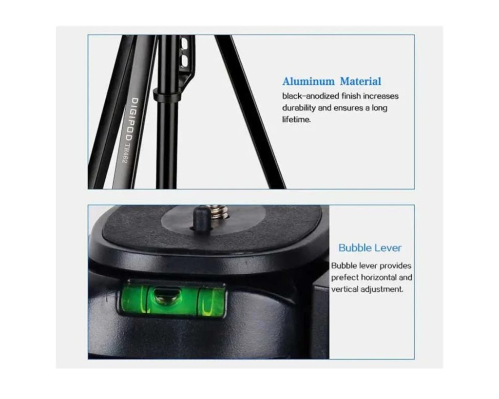 Digipod TR-462 Aluminum Camera Tripod - JazzTech Computer