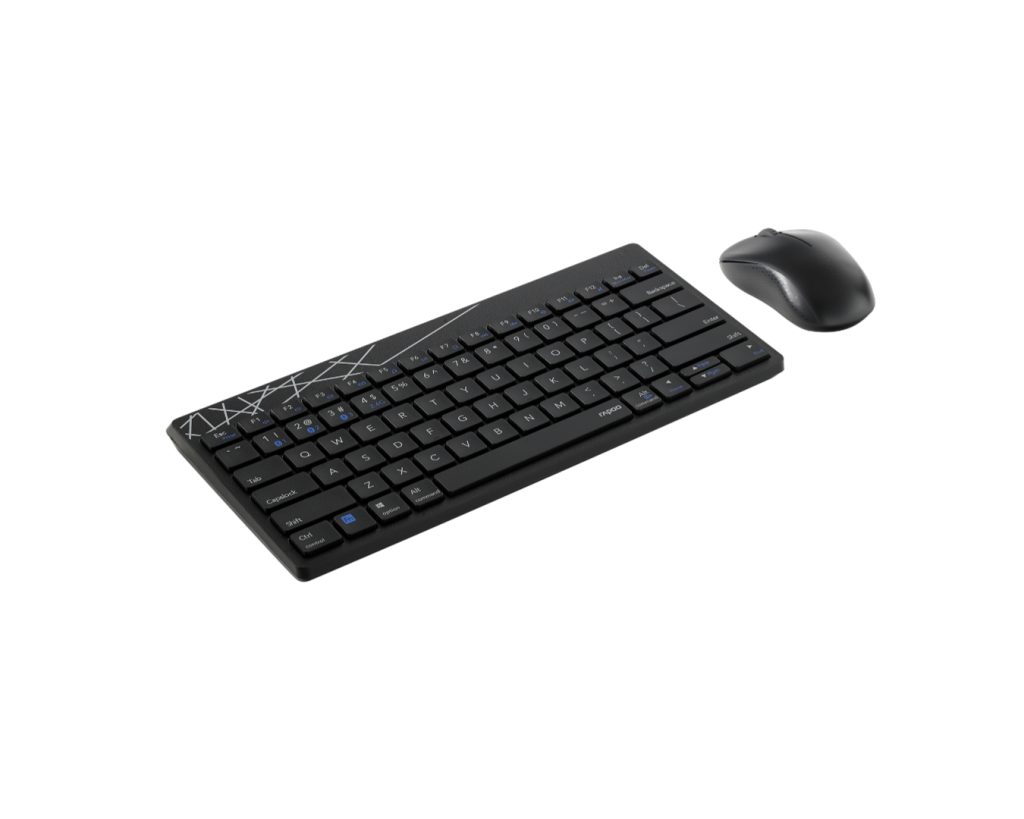 Rapoo 8000 Wireless Keyboard & Mouse Combo - JazzTech Computer