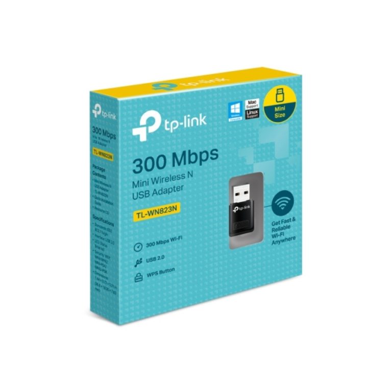 TP-Link TL-WN823N 300Mbps Mini Wireless Nano USB Wi-Fi Adapter ...